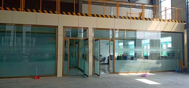 Steel structure warehouse with integrated office building