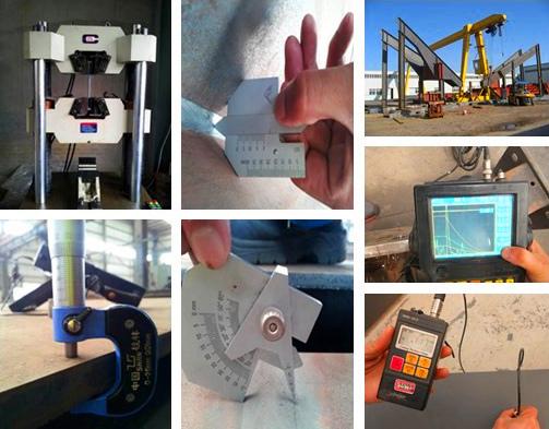 Quality control inspection of steel structures