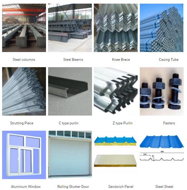 Various steel structure projects showcase