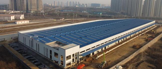 Steel structure warehouse overview