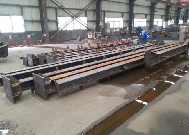 Prefabricated Steel Frame Buildings / Metal Building Frame Structure Warehouse 4