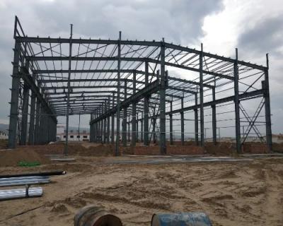 China Portal Frame Steel Beam Column Steel Structure Warehouse High Degree Customization for sale