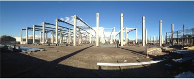 China Construção pré-fabricada de montagem rápida do metal do armazém da armação de aço for sale