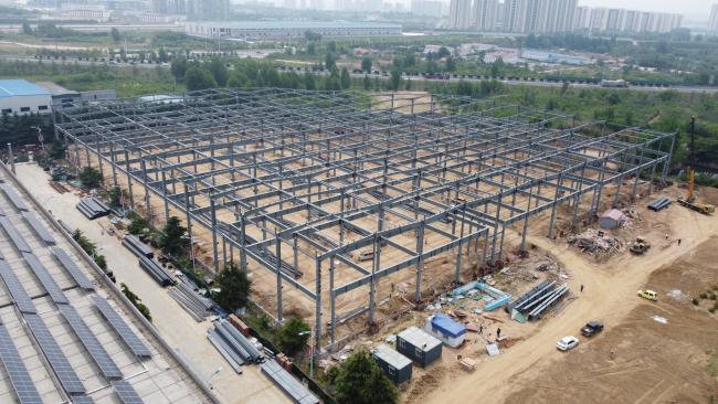 Steel structure warehouse