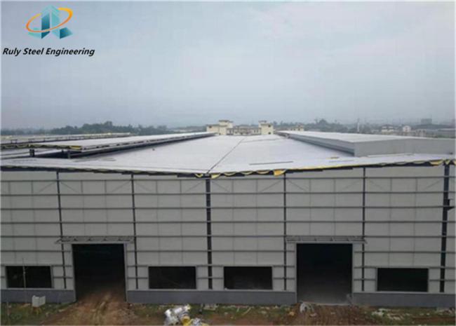 Prefabricated steel structure warehouse exterior
