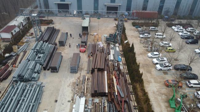 Steel structure packaging and shipping process