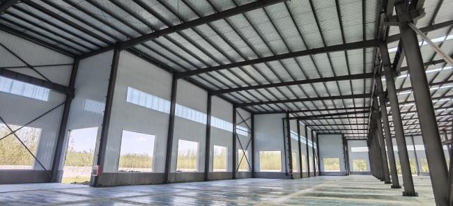Prefabricated steel structure warehouse with PPGI sheet