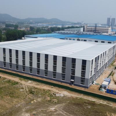 China Voorgefabriceerde staalconstructies met isolatie van steenwol Te koop