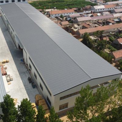 Prefab-staalwerkplaats met glaswol-sandwichpanelen