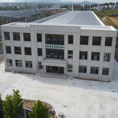 China Meerlaags Stalen Frame Kantoorgebouw Prefab Structuur Q235B Q355B Te koop