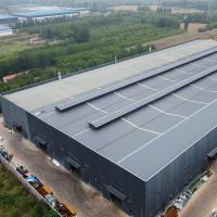 China Prefab Steel Structure Workshop with H-Section Beams CE Certified for sale