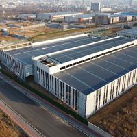 China Multi Span Steel Structure Warehouse with Painted Surface for sale