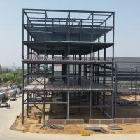 China Prefab Steel Structure Office Building Multi-Storey H-Section Frame for sale