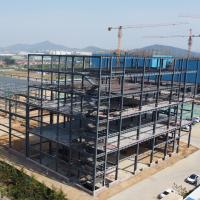 China Prefabricated Steel Structure Warehouse with Large Span Multi Roof for sale