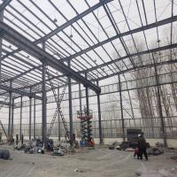 China Steel Structure Warehouse with Large Canopy for Packaging Workshop for sale