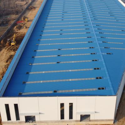 Structuur van het logistieke centrum voor voorontwerpstaalframe