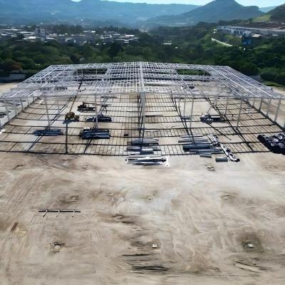 China Q355 Steel Clear Span Color Customized Industrial Design Prefabricated Steel Structure Warehouse for sale