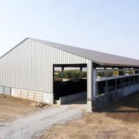 China High-Tech Integrated Steel Structure Cattle Shed for sale