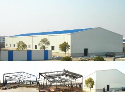 Cina Edifici del magazzino prefabbricato di superficie/costruzione di edifici d'acciaio di verniciatura fabbrica d'acciaio in vendita