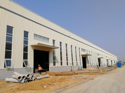 China Construções da estrutura do metal do grande período do RUÍDO com construções da fábrica de aço do mezanino for sale