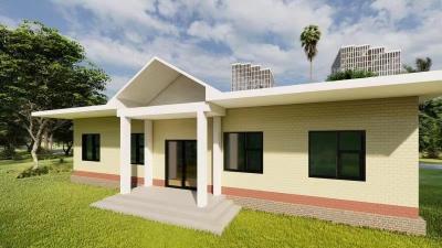 China Construção de casa pré-fabricada pre projetada da construção de aço à venda