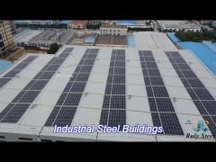 prefabricated steel structure warehouse shed with industrial design