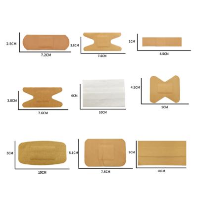 China Individually Wrapped First Aid Band Aids of Assorted Sizes Adhesive Bandages for Minor Cuts & Scrapes Wound Care for sale