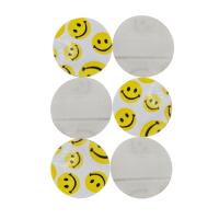 China Children Cartoon Round Bandages Breathable Skin Friendly Band Aids for Small Wounds Vaccination Blood Collection 22mm for sale