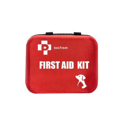 China Veterinary First Aid Kit  Red  Pet Medical Kit Easy Operation for sale