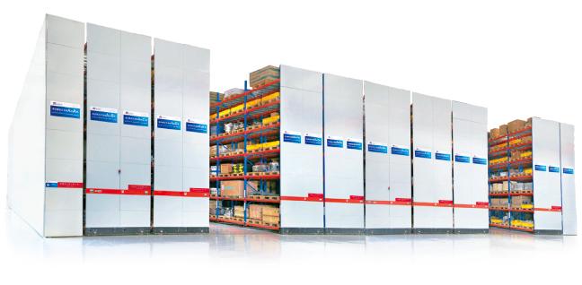 Electric Mobile Racking System  Rail-Guided
