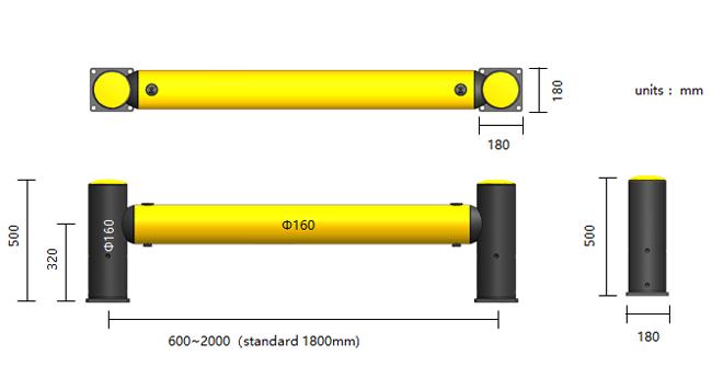 HC-1 One Bar Guardrails 