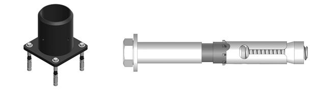 EM-1 One Bar Of Anti-Collision Safety Guardrails
