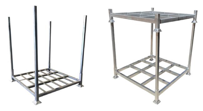 Square Tube Pallet Stacking Rack 
