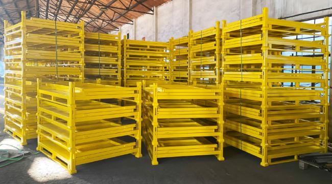 Folding Pallet Stacking Rack 