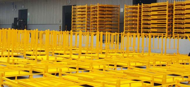 Folding Pallet Stacking Rack