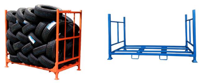 Pallet Stacking Rack For Tire Warehouse Storage