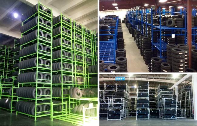 Pallet Stacking Rack For Tire Warehouse Storage Tire Rack
