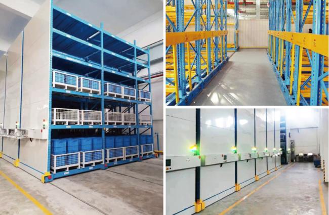 Electric mobile racking system