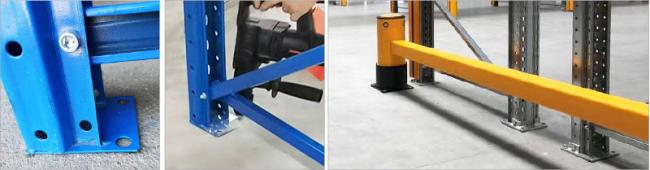 Single Deep Heavy Duty Pallet Rack