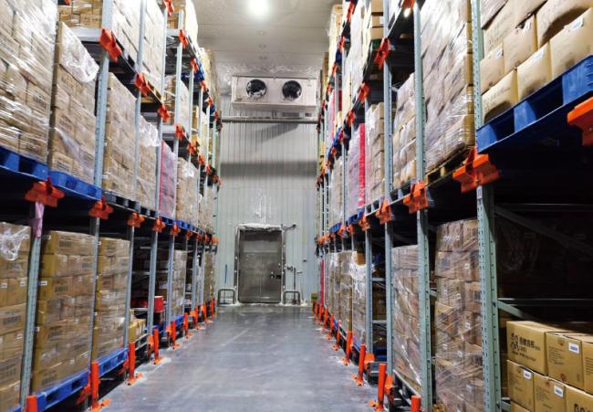 Radio Shuttle Racking For Cold Storage Warehouse