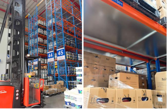 VNA Rack Or Very Narrow Aisle Rack High Density Warehouse Storage Racking
