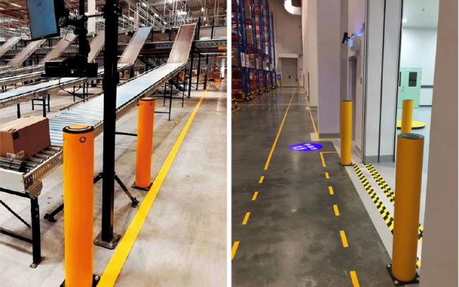 Safety Bollard Anti-collision Post Bollard Traffic Guardrails