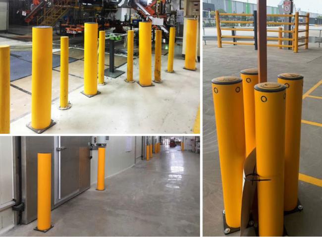 Safety Bollard Anti-collision Post Bollard Traffic Guardrails