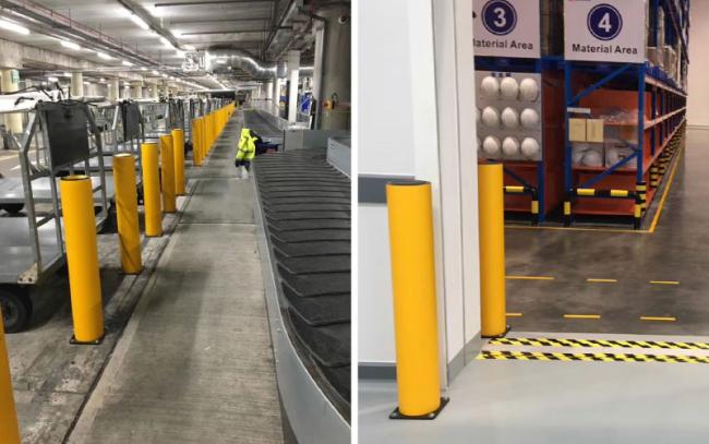 Safety Bollard Anti-collision Post Bollard Traffic Guardrails