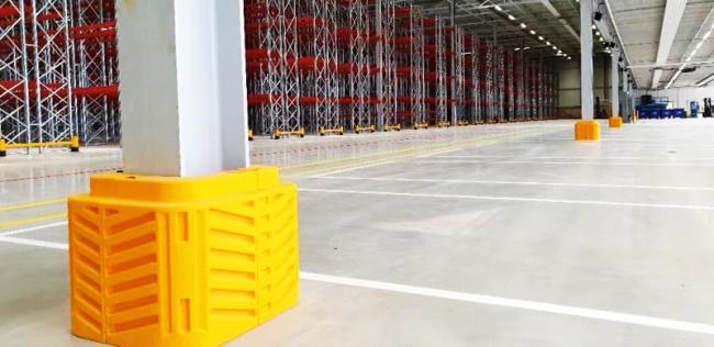 Building column Guard Anti-Collision Guardrails Warehouse Safety Barrier 