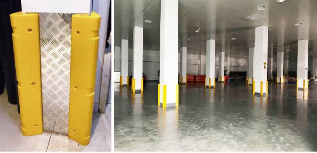 Building column Guard Anti-Collision Guardrails Warehouse Safety Barrier 