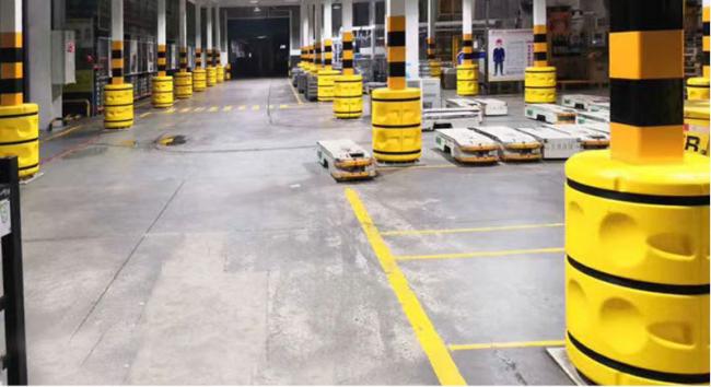 Building column Guard Anti-Collision Guardrails Warehouse Safety Barrier 