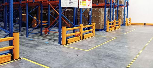 Racking Upright Protectors  Rack End  Protector Guard  Warehouse Safety Bollard