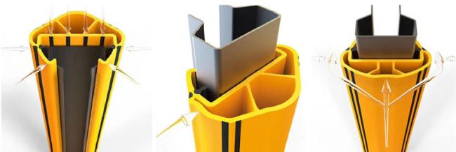 Racking Upright Protectors  Rack End  Protector Guard  Warehouse Safety Bollard