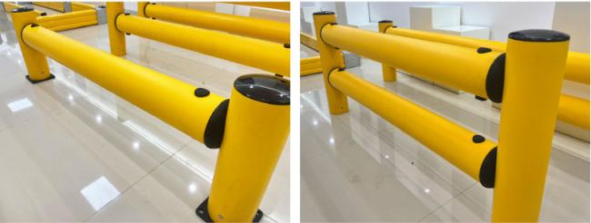 Flexible Pedestrian Barrier  Anti-Collision Guardrails Warehouse Safety Barrier Traffic Guardrails